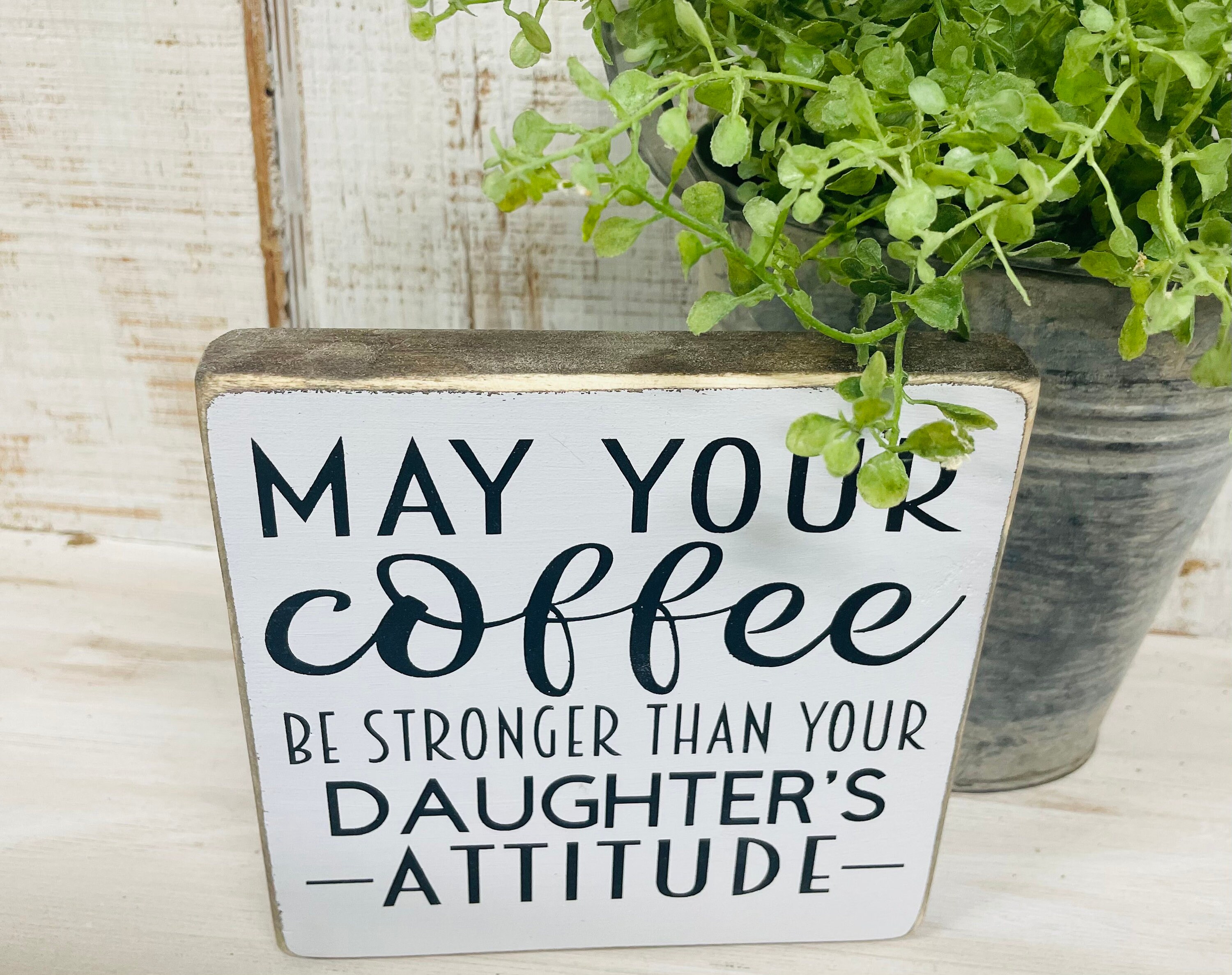 Funny Coffee Bar Sign Funny Kitchen Sign Farmhouse Sign - Etsy