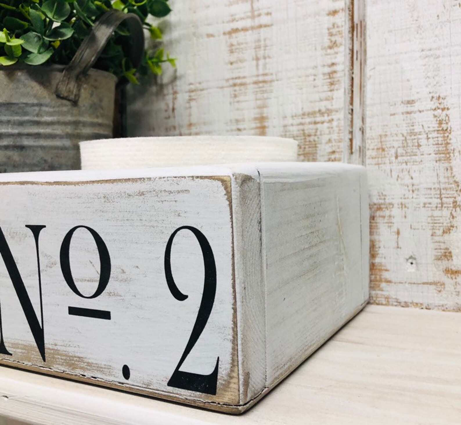 Funny Back of the Toilet Storage Box - Number 2 No 2 Toilet Paper ...