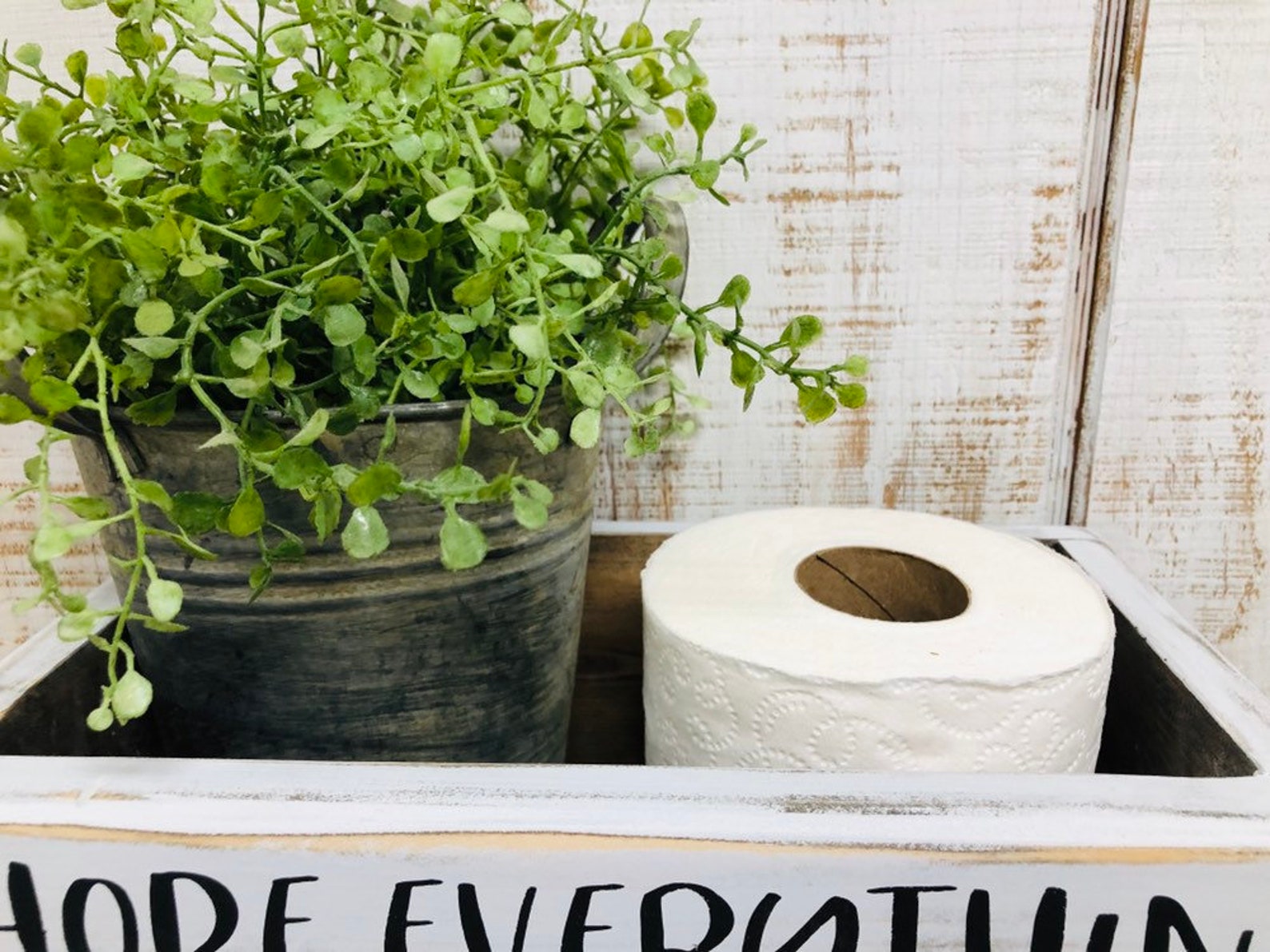 Bathroom Storage Box Toilet Paper Caddy Back of Toilet Box - Etsy