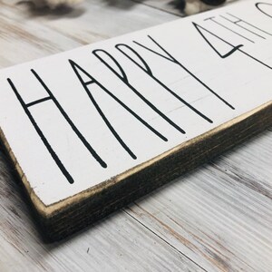 Happy 4th of July Sign - Independence Day Sign - July 4 - Patriotic ...