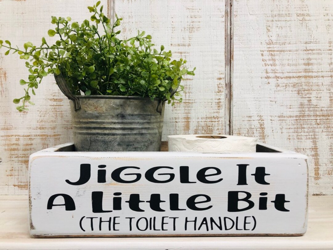Jiggle It Just a Little Bit - the Toilet Handle - Bathroom Toilet ...