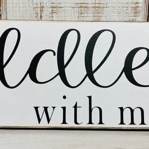 Cuddle With Me Sign Master Bedroom Sign for Above Bed - Etsy