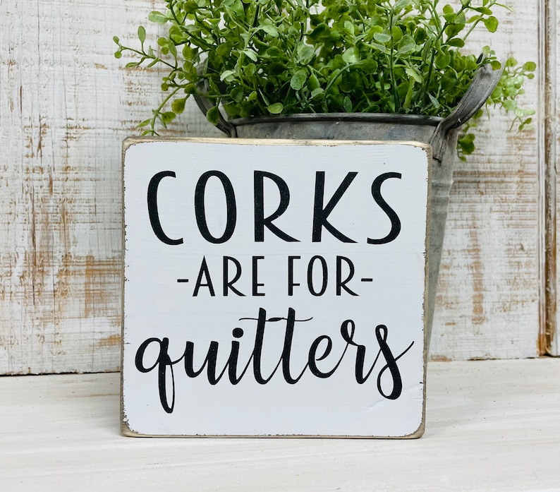 Funny Wine Bar Sign Signs for Bar Mancave Corks Are for - Etsy