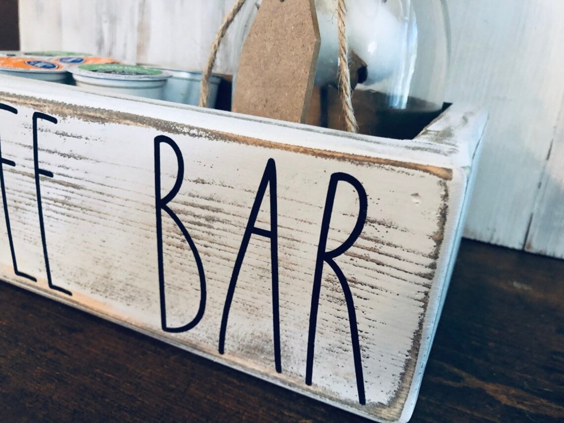 Coffee Bar Storage Box Coffee Supplies Organizer Coffee K | Etsy