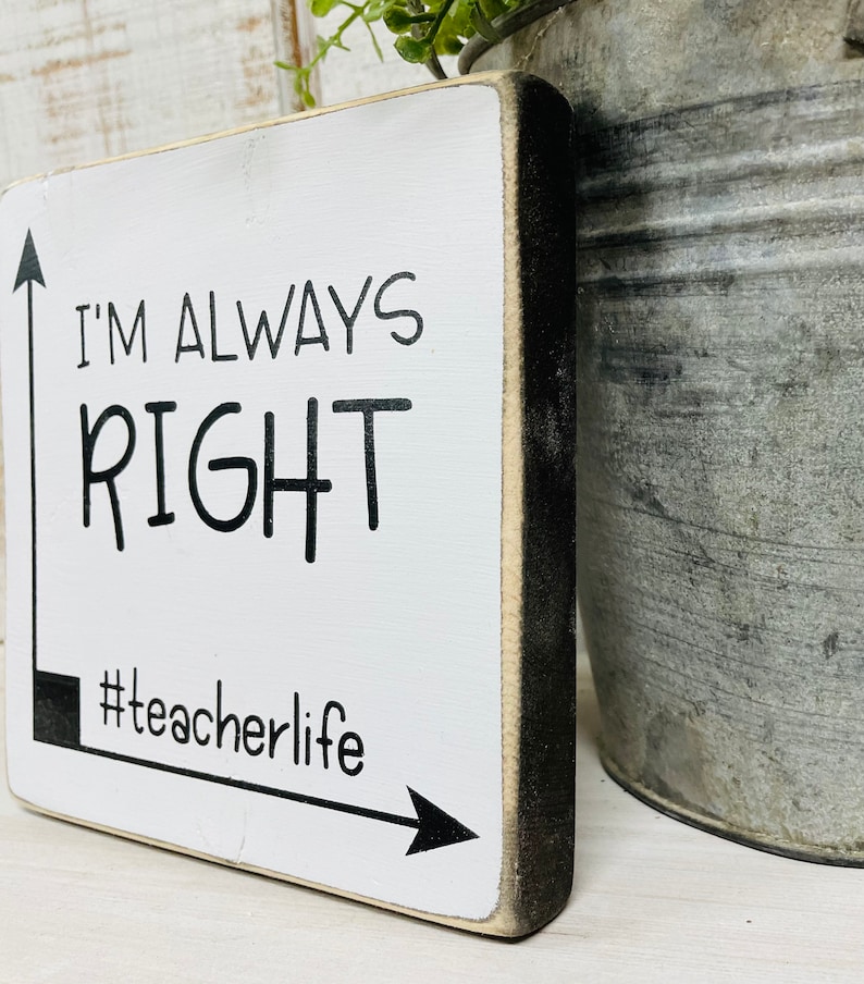 Signs for Teachers Desk Math Teacher Gift Gifts for - Etsy