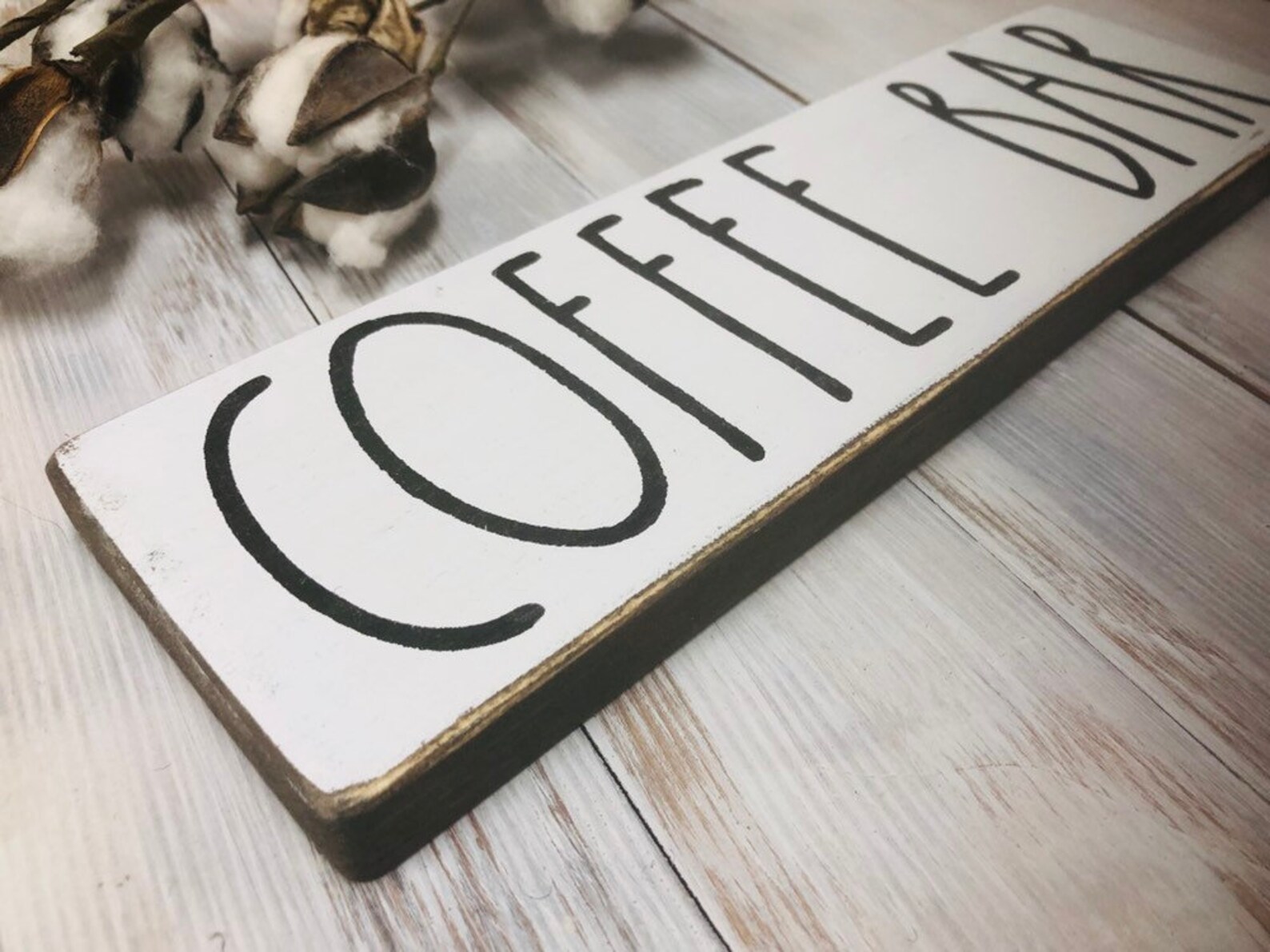 Coffee Bar Hand Painted Wood Sign Kitchen Coffee Decor - Etsy