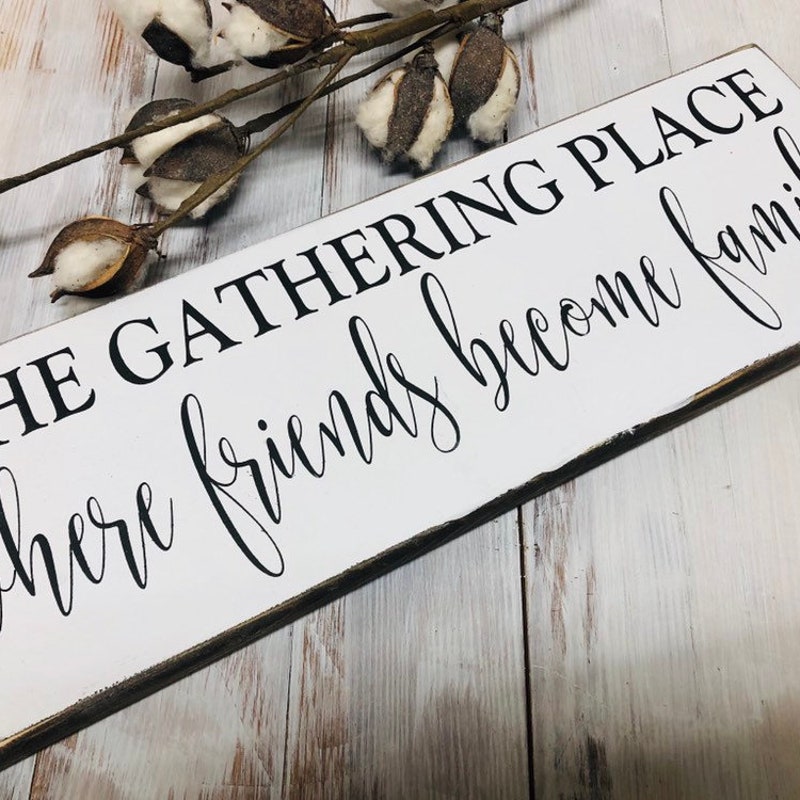 Friends Wood Sign - Etsy