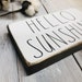 Hello Sunshine Wood Sign, Summer Spring Sign, Tiered Tray Farmhouse ...