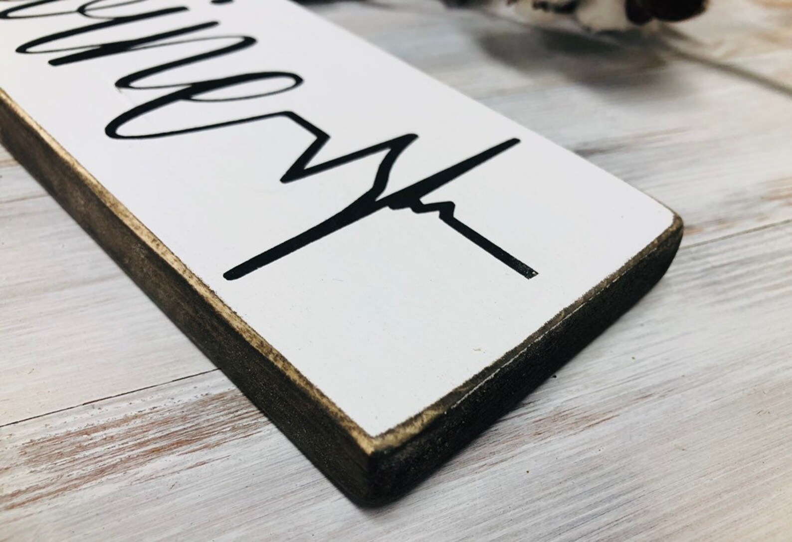 Coffee Heartbeat Sign Coffee Bar Sign Farmhouse Style - Etsy