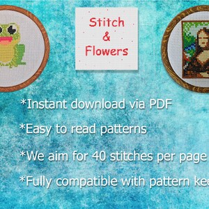 Cross Stitch Pattern, Santorini Island, Instant PDF Download, 14ct Aida ...