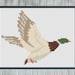 Flying Duck Cross Stitch Pattern, Instant PDF Download, Bird X Stitch ...