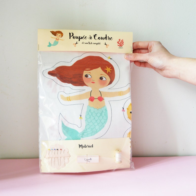 Make your own doll kit . Mermaid doll ready to be made and all | Etsy