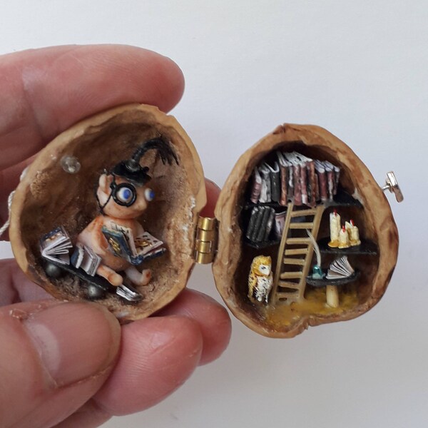 Walnut Shell Diorama - Etsy