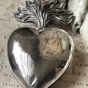 1800s Antique French Sterling Silver Ex Voto, 19th Century French ...