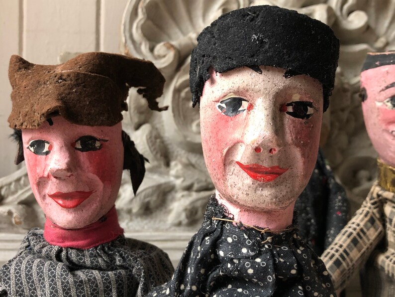 1800s antique French toy theater puppets 19th century French | Etsy