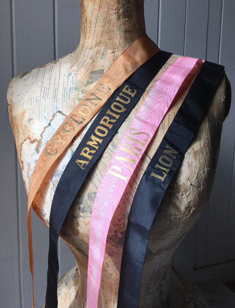 Antique French Ribbon Circa 1915 - Etsy