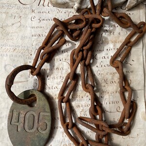 Antique Brass Cow Tag With Chain, Circa 1930s - Etsy