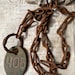 Antique Brass Cow Tag With Chain, Circa 1930s - Etsy