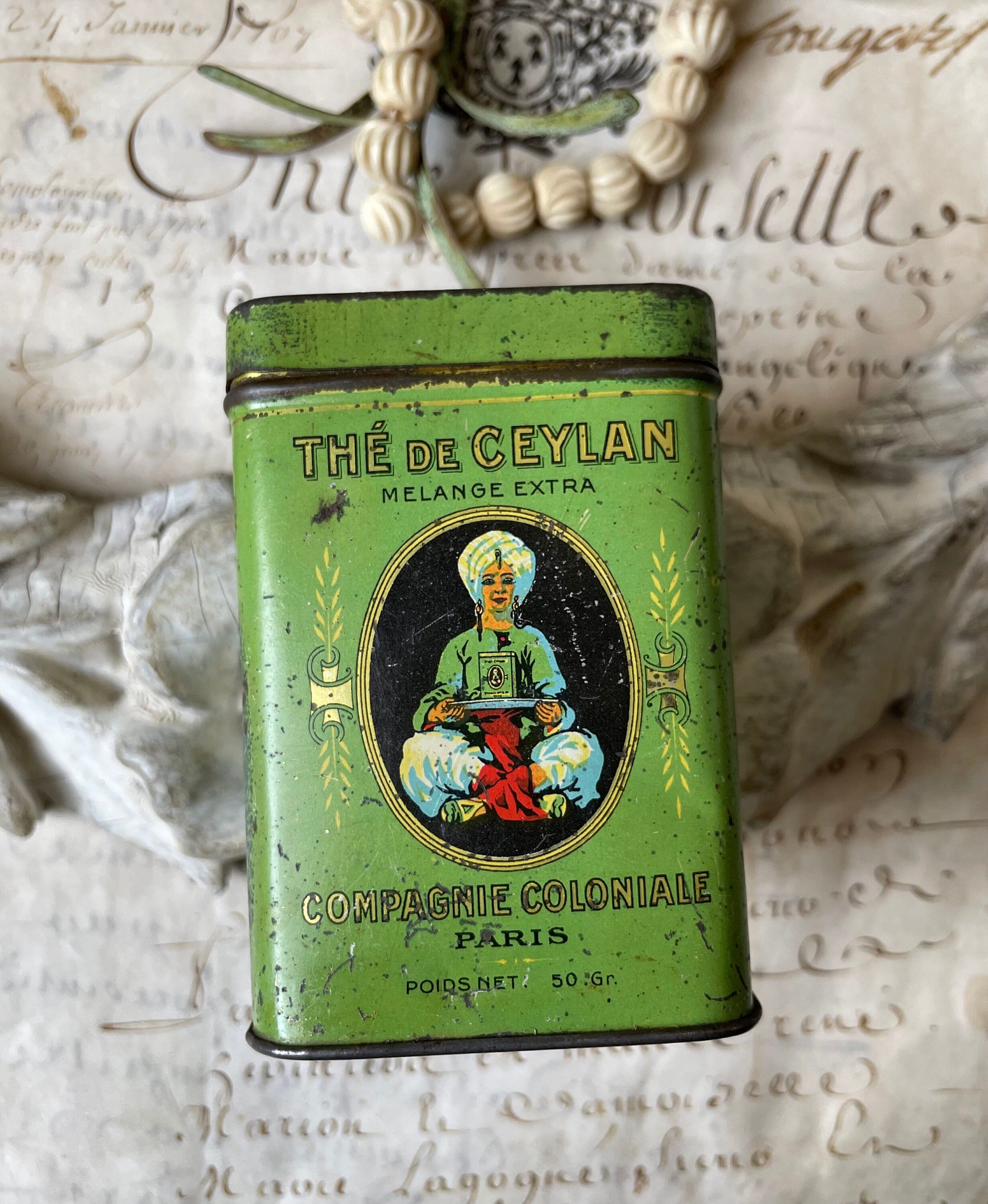 Antique Ceylon Tea Tin From Paris, Circa 1920s - Etsy