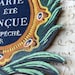 Antique French Hand-painted Religious Sign, Antique French Hand Painted ...