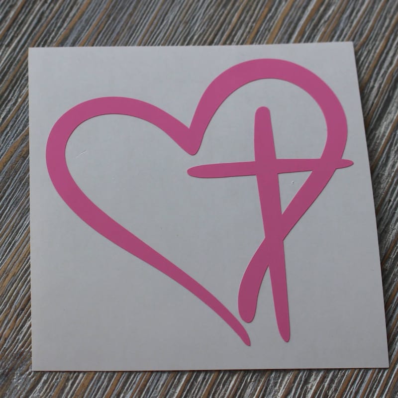 Heart Car Decal - Etsy