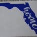 Florida State Decal Florida Car Decal Florida Monogram Decal Monogram ...