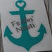 Anchor Decal - Feeling Nauti Decal - Nautical Decal - Boat Decal ...