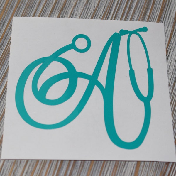 Stethoscope Monogram - Etsy