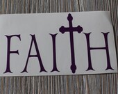 Faith Car Decal Religious Car Decal Christian Decal - Etsy