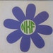 Flower Monogram Car Decal Monogram Flower Car Decal Monogram Car Decal ...