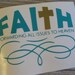 Faith Decal Faith Car Decal Christian Car Decal - Etsy