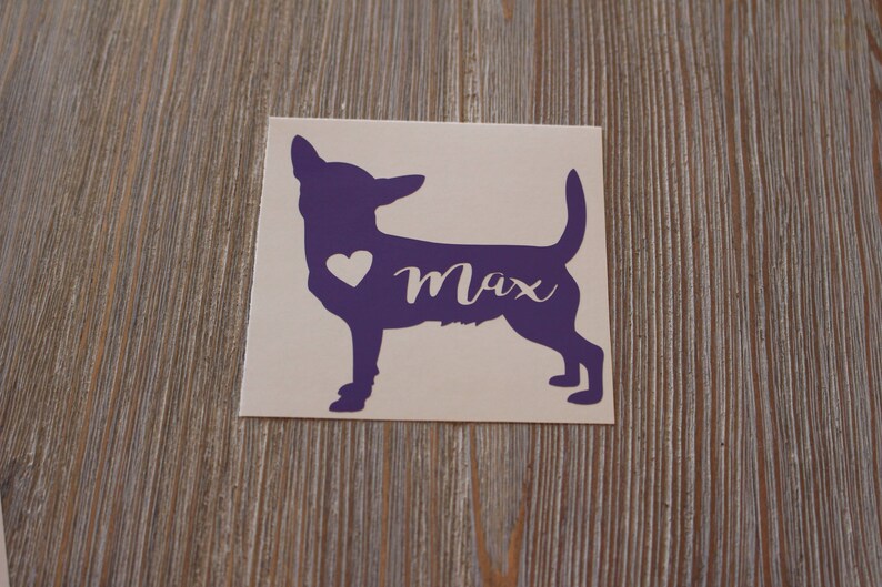 Dog Name Decal Dog Decal Dog Car Decal Pet Decal | Etsy