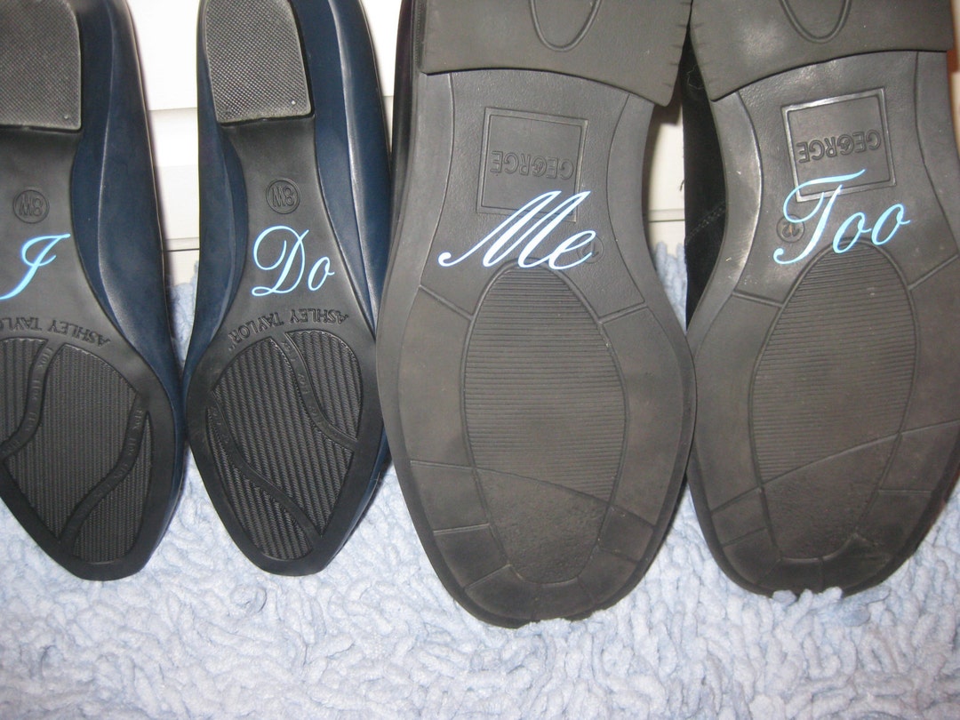 I Do Shoe Decals - I Do Shoe Stickers - Wedding Decals - Shoe Stickers ...
