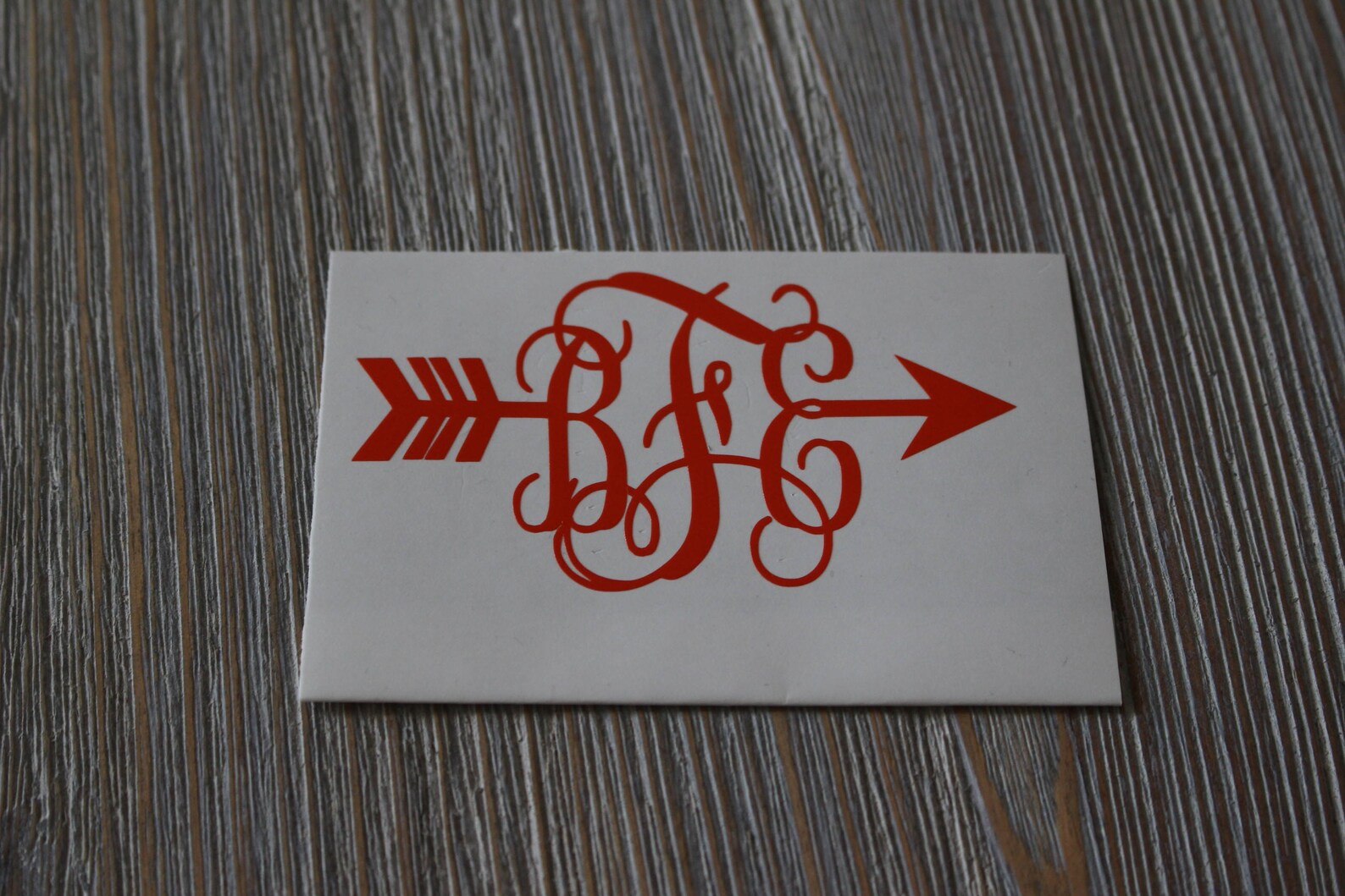 Arrow Monogram Car Decal Monogram Arrow Car Decal monogram - Etsy