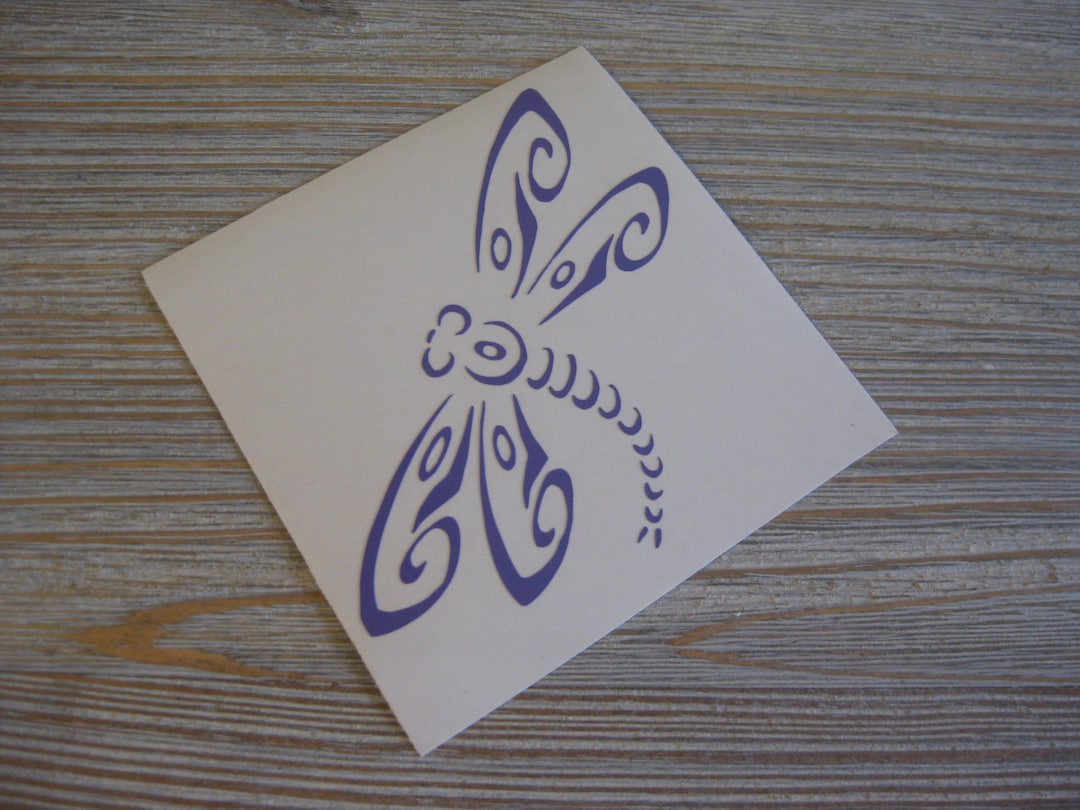 Dragonfly Car Decal - Dragonfly Monogram Decal - Monogram Car Decal ...