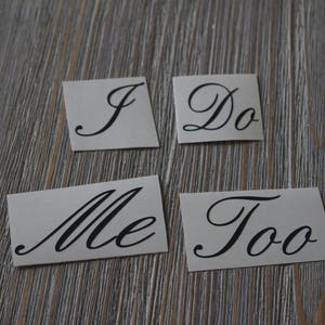 I Do Shoe Decals - I Do Shoe Stickers - Wedding Decals - Shoe Stickers ...