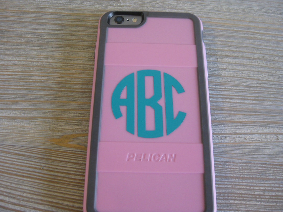 Phone Case Monogram Decal - Monogram Phone Case Decal - Monogram Decal ...