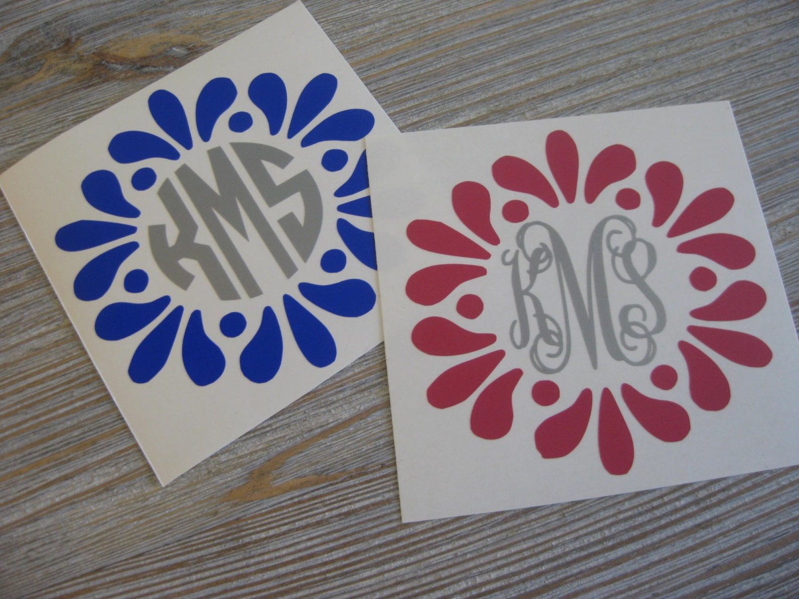 Yeti Monogram Decal Yeti Decal Monogram Decal Yeti - Etsy