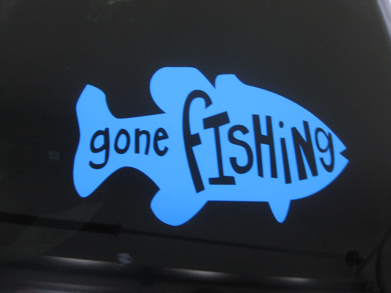 Gone Fishing decal Gone Fishing Fishing Decal Hunting | Etsy