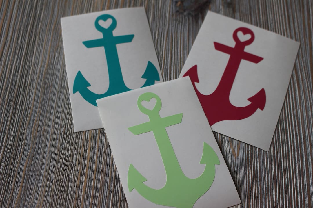 Anchor Car Decal - Anchor Decal - Anchor Monogram Decal - Anchor Boat ...