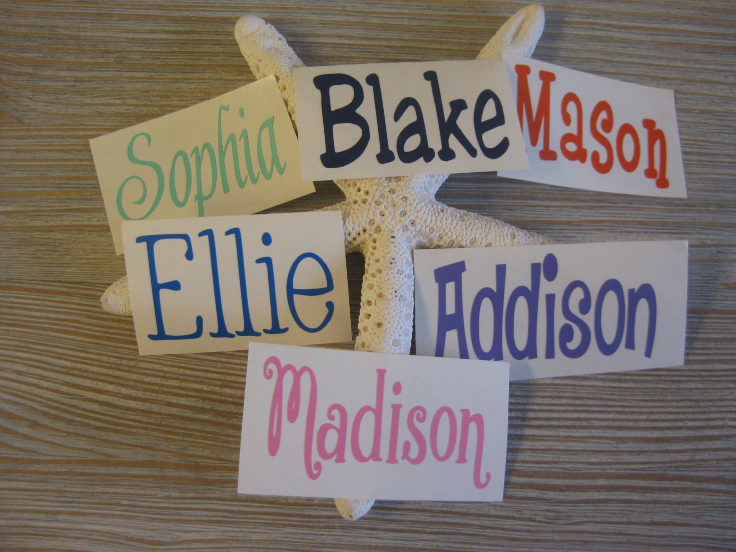 Name Decal Personalized Name Decal Monogram Decal Custom | Etsy