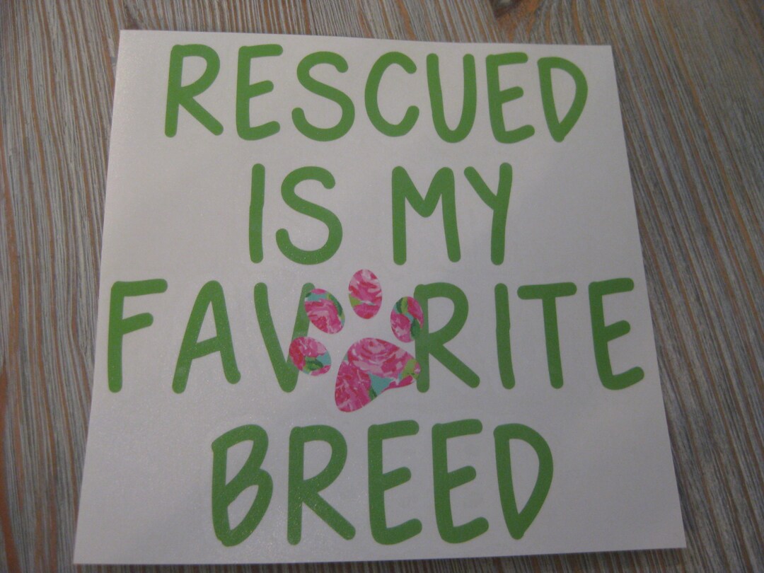 Monogram Car Decal Car Decal Dog Rescue Decal Rescue Decal Dog Mom ...