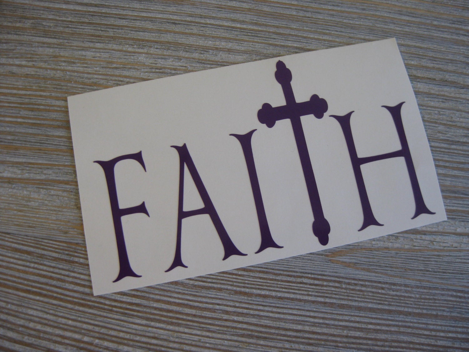 Faith Car Decal Religious Car Decal Christian Decal - Etsy