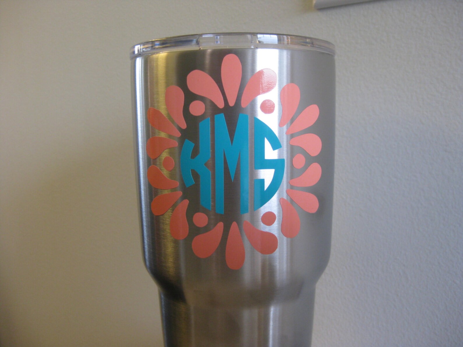 Yeti Monogram Decal Yeti Decal Monogram Decal Yeti | Etsy