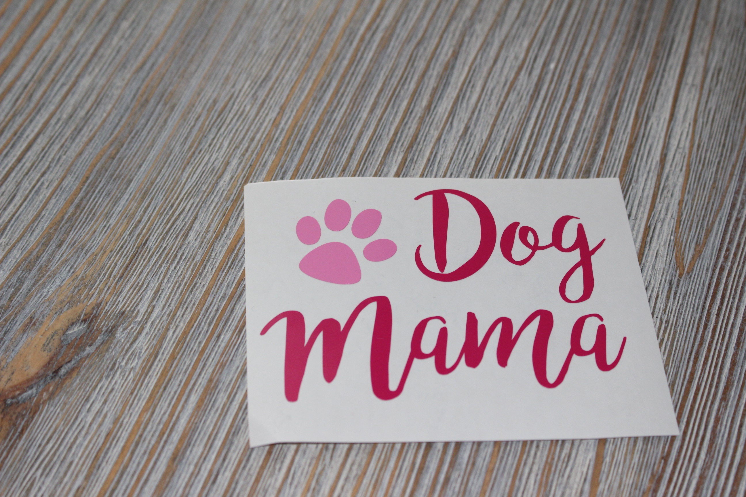 Dog Mama Decal Dog Mama Car Decal Dog Mama Rescue Decal | Etsy