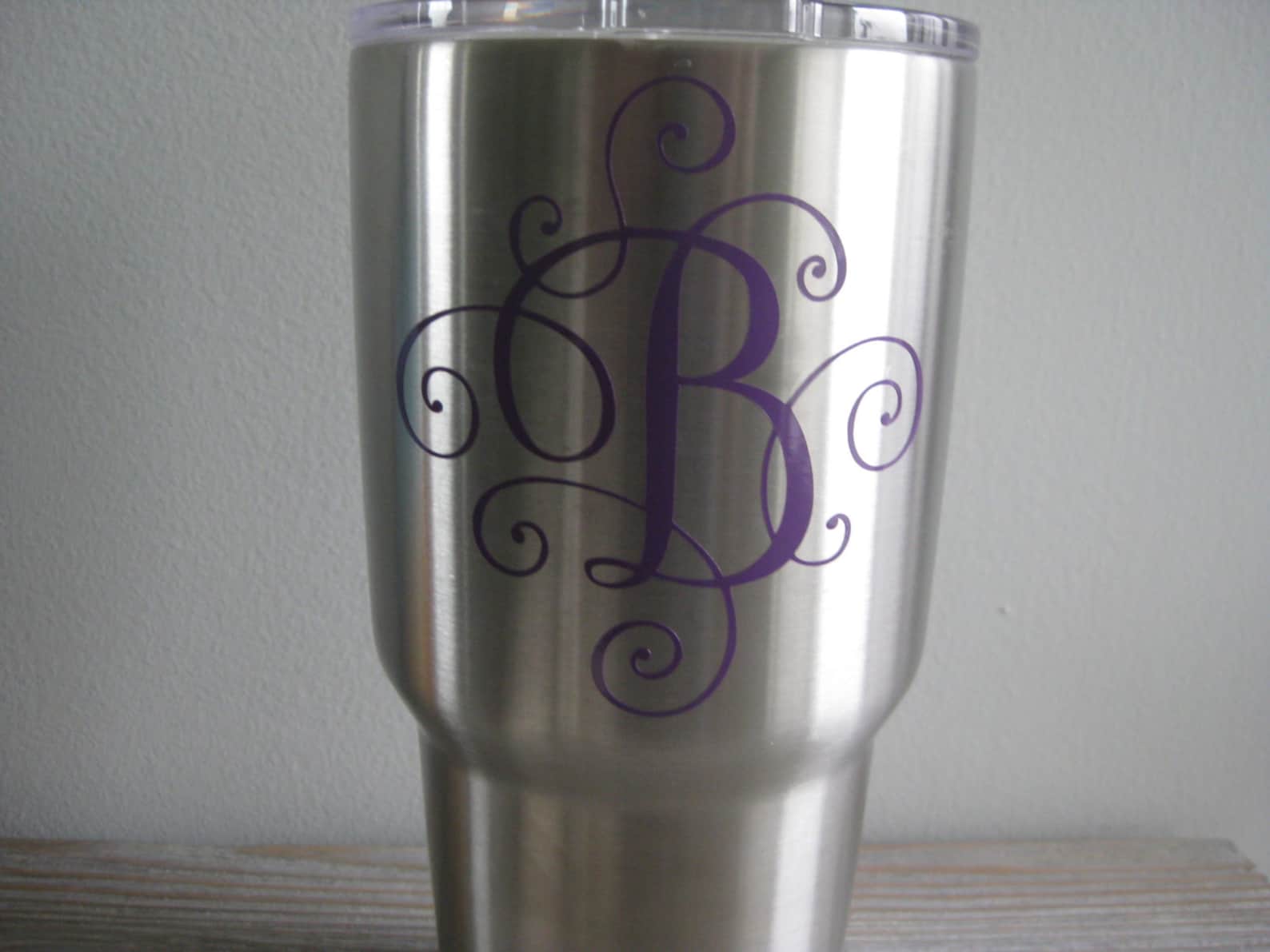 Yeti Monogram Decal Yeti Decal Monogram Yeti Decal Yeti - Etsy