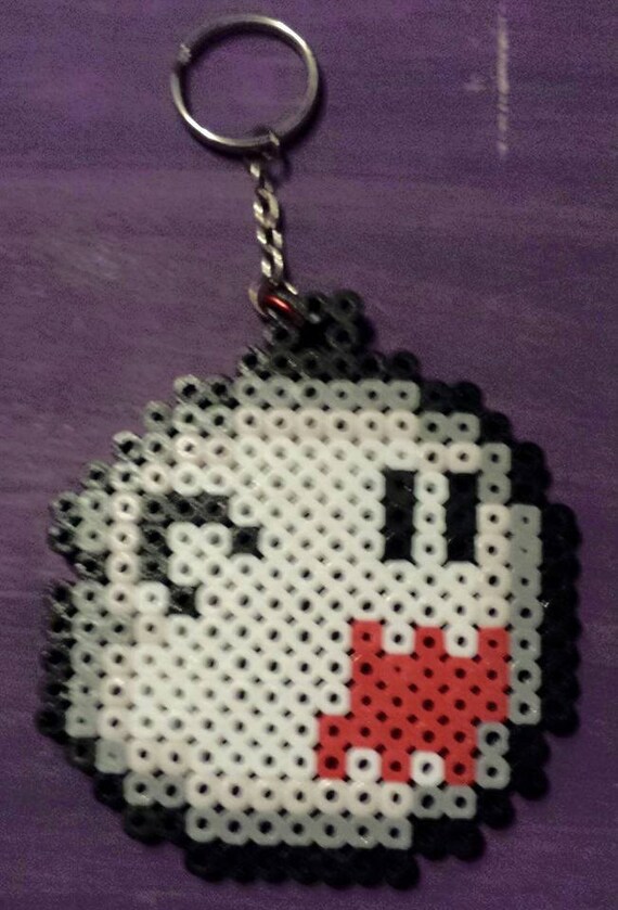 Super Mario Classic Boo Ghost Keychain - Etsy