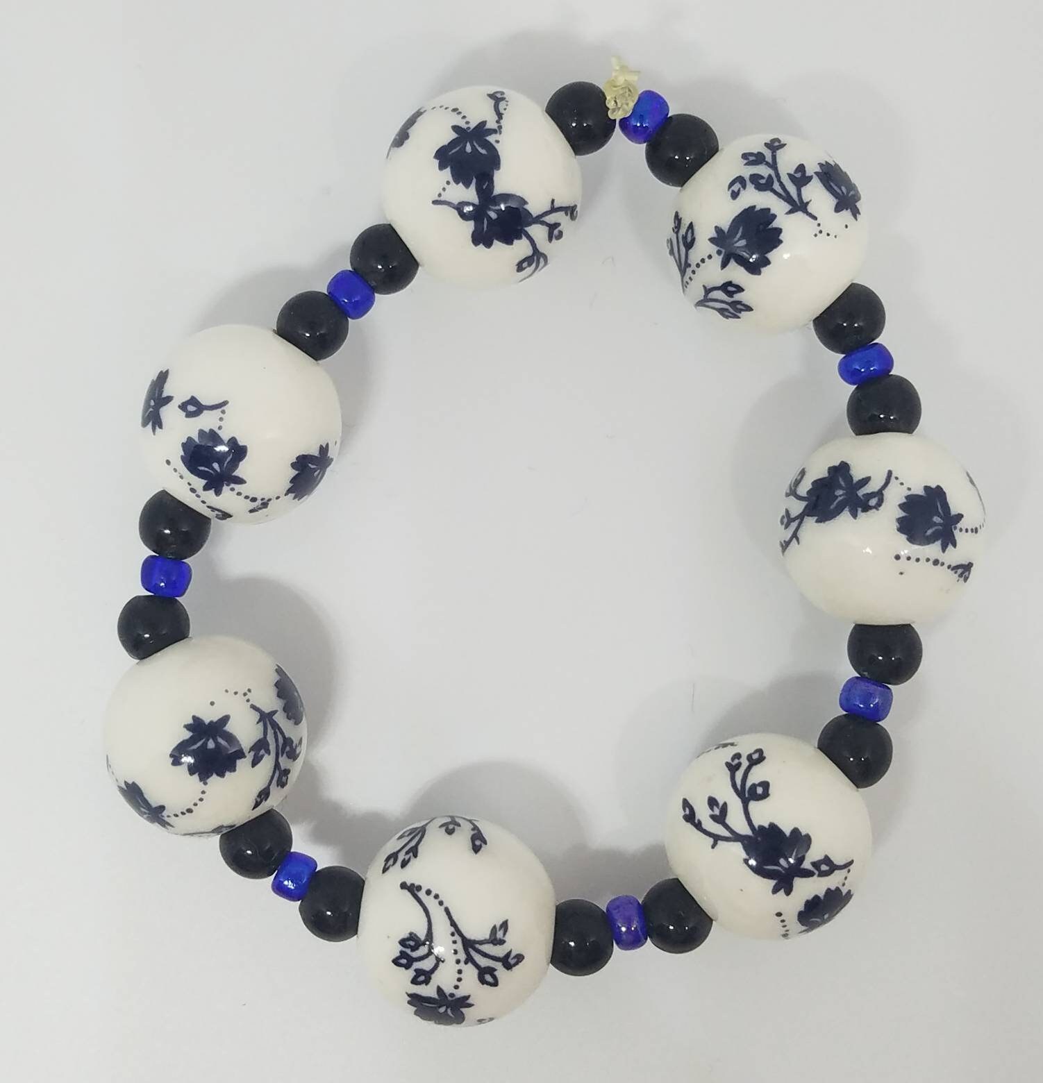 Navy Tea Bracelet - Etsy