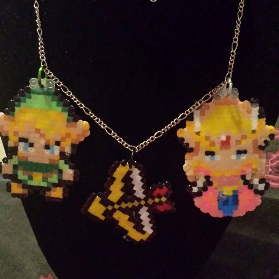 Legend of Zelda Hama Bead Necklace - Etsy