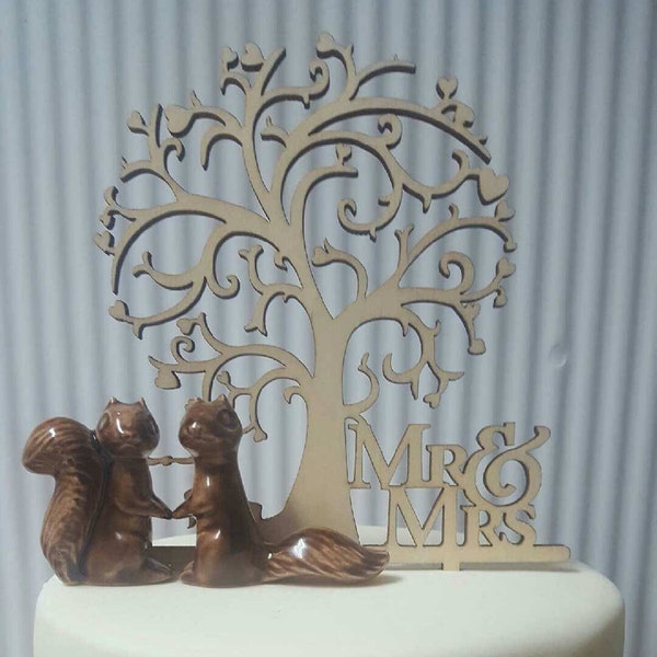 Squirrel Cake Topper - Etsy